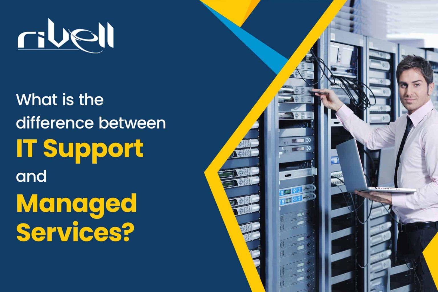 What is the difference between IT support and managed services?