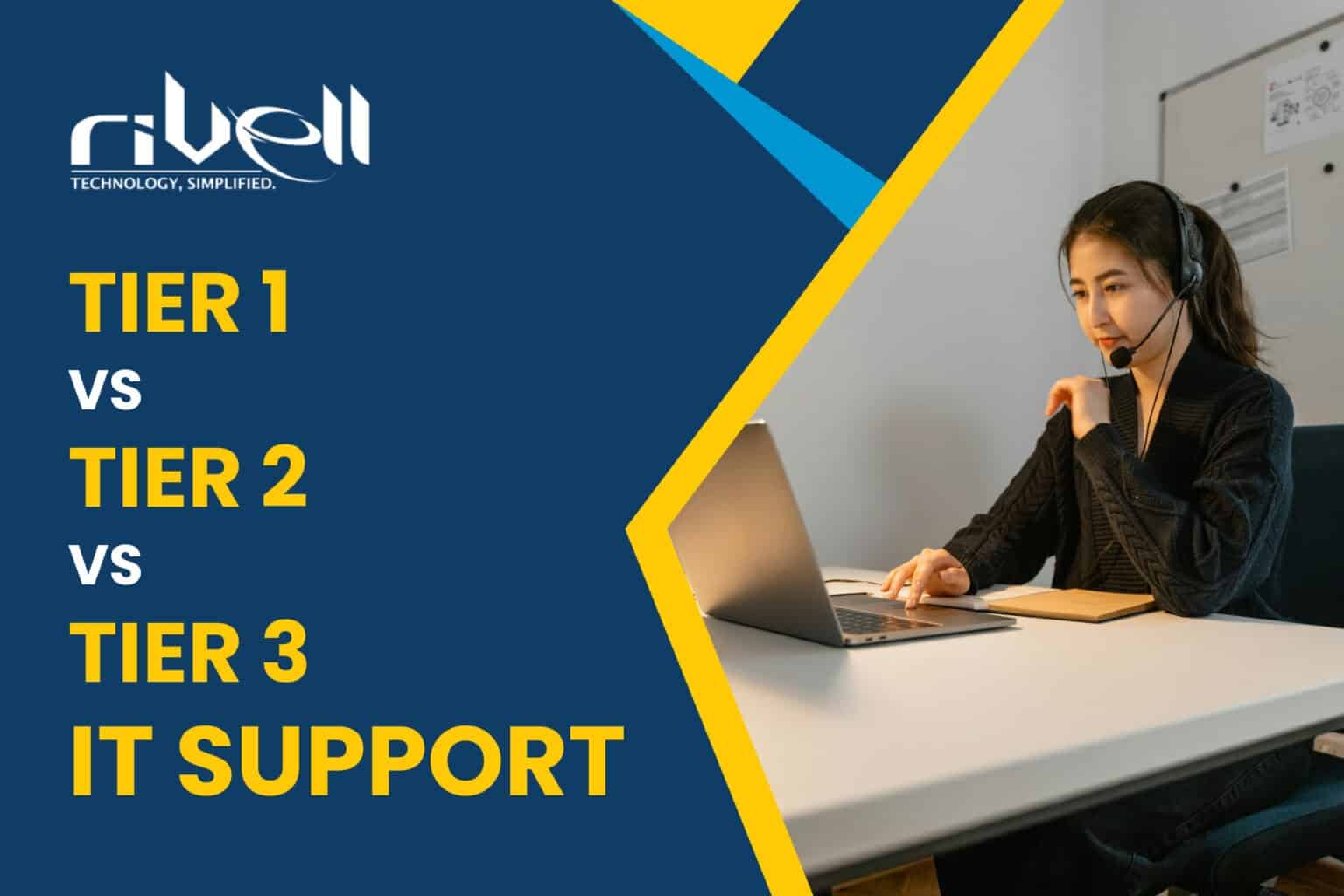 Tier 1 VS Tier 2 VS Tier 3 IT support Tiers | Rivell